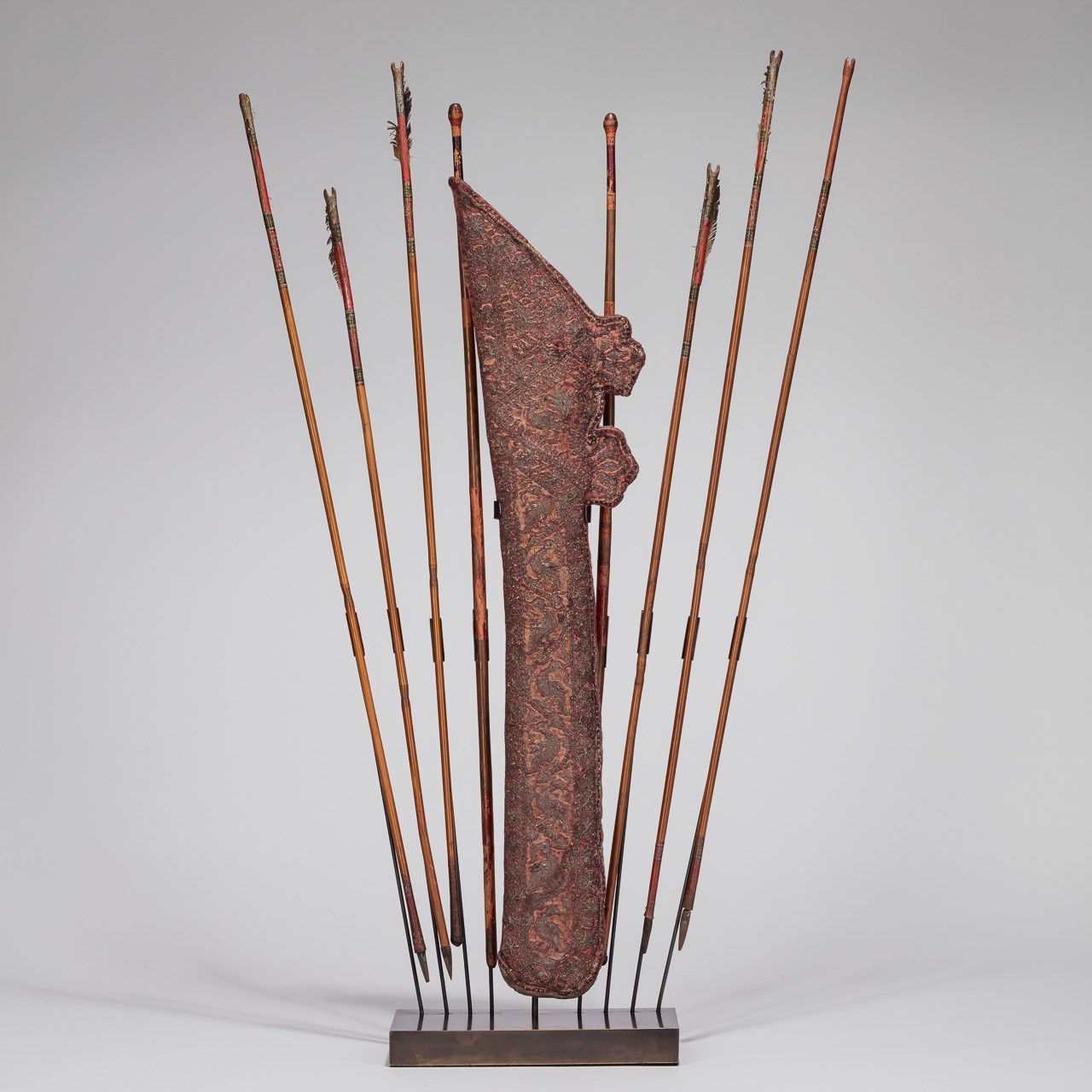 Pair of Mughal Gilt Glass Bottles | MasterArt