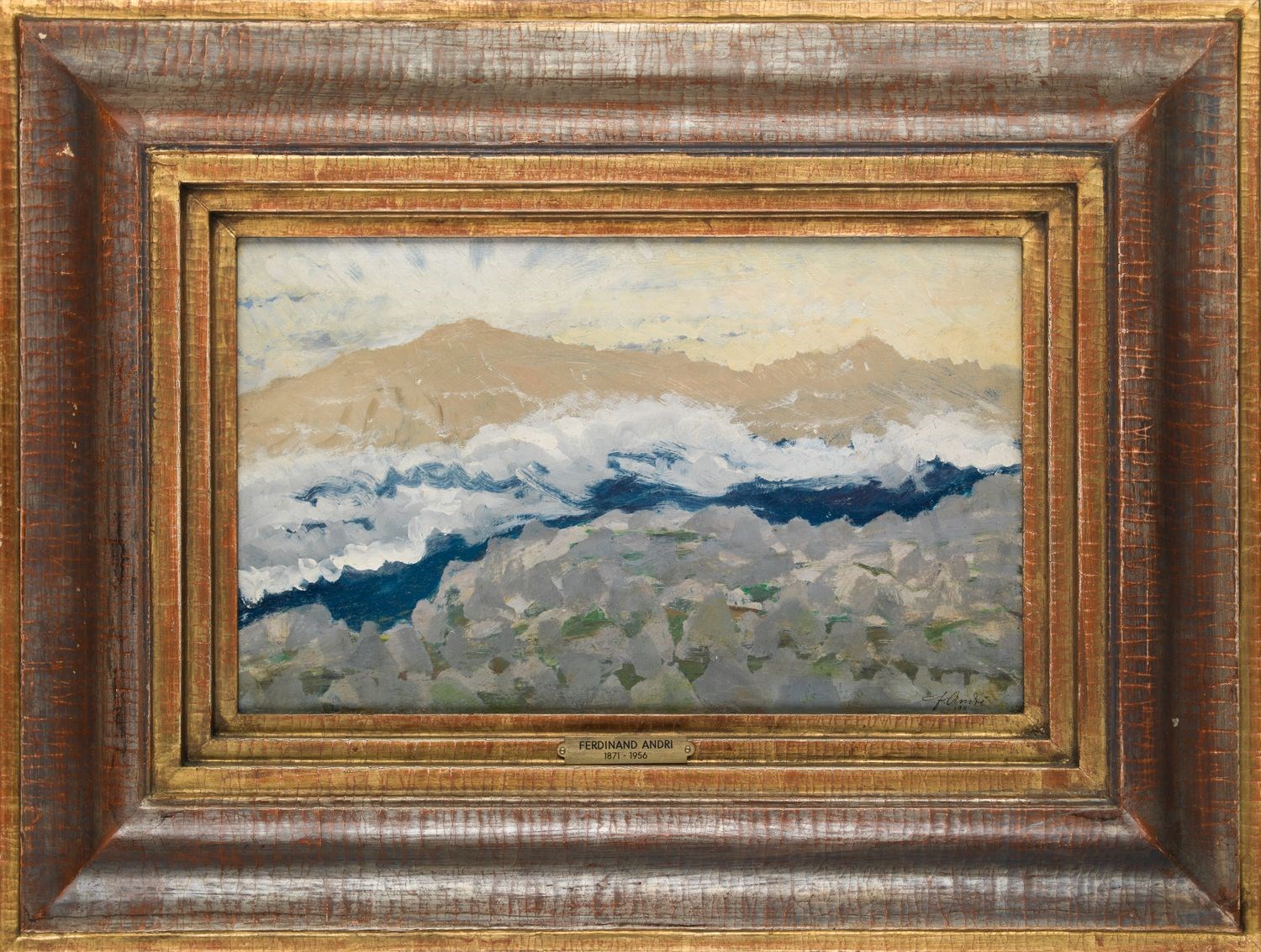 Ferdinand Andri - VIEW FROM ZINÖDL (GESÄUSE/ALPS) | MasterArt