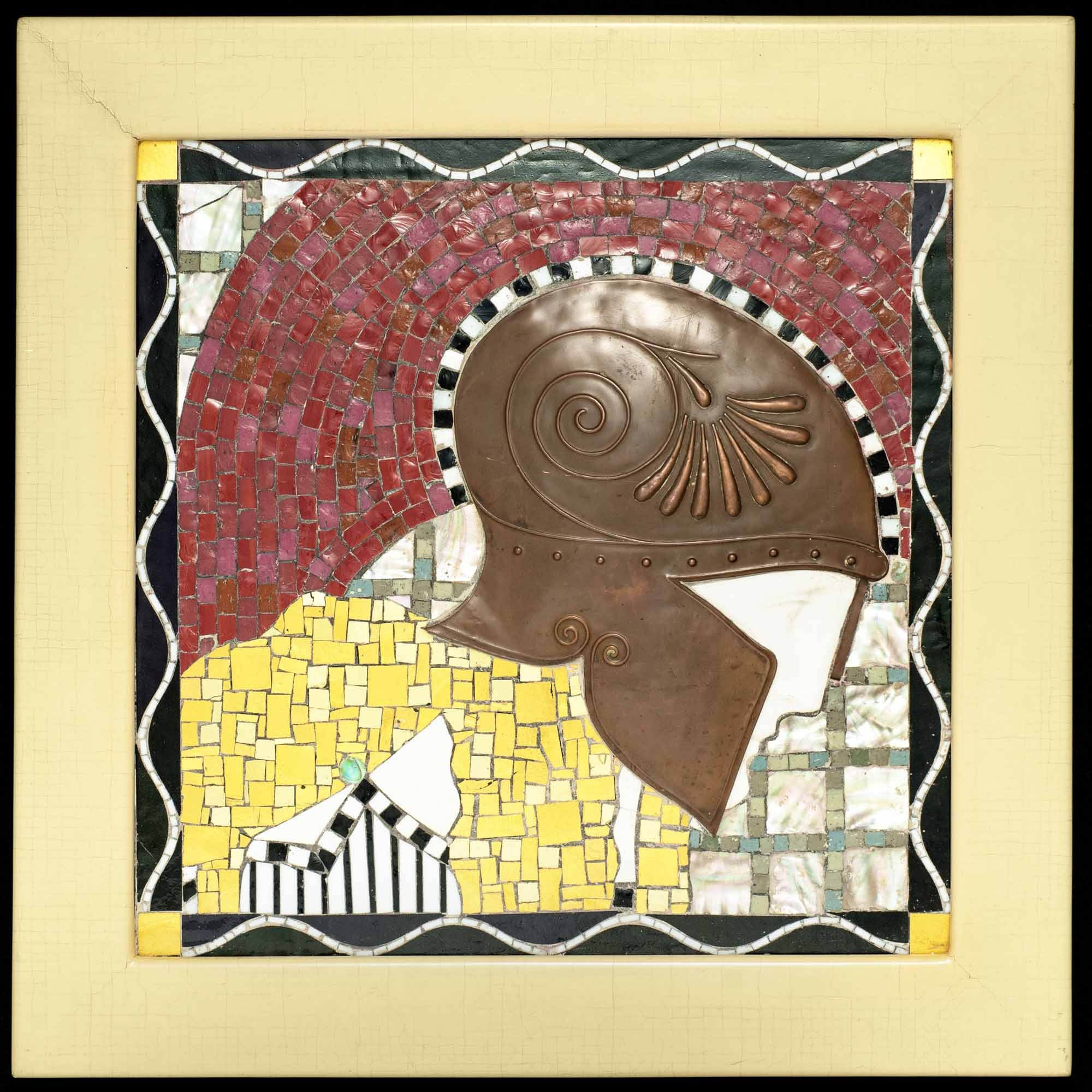 Leopold Forstner - Minerva Mosaic Panel | MasterArt