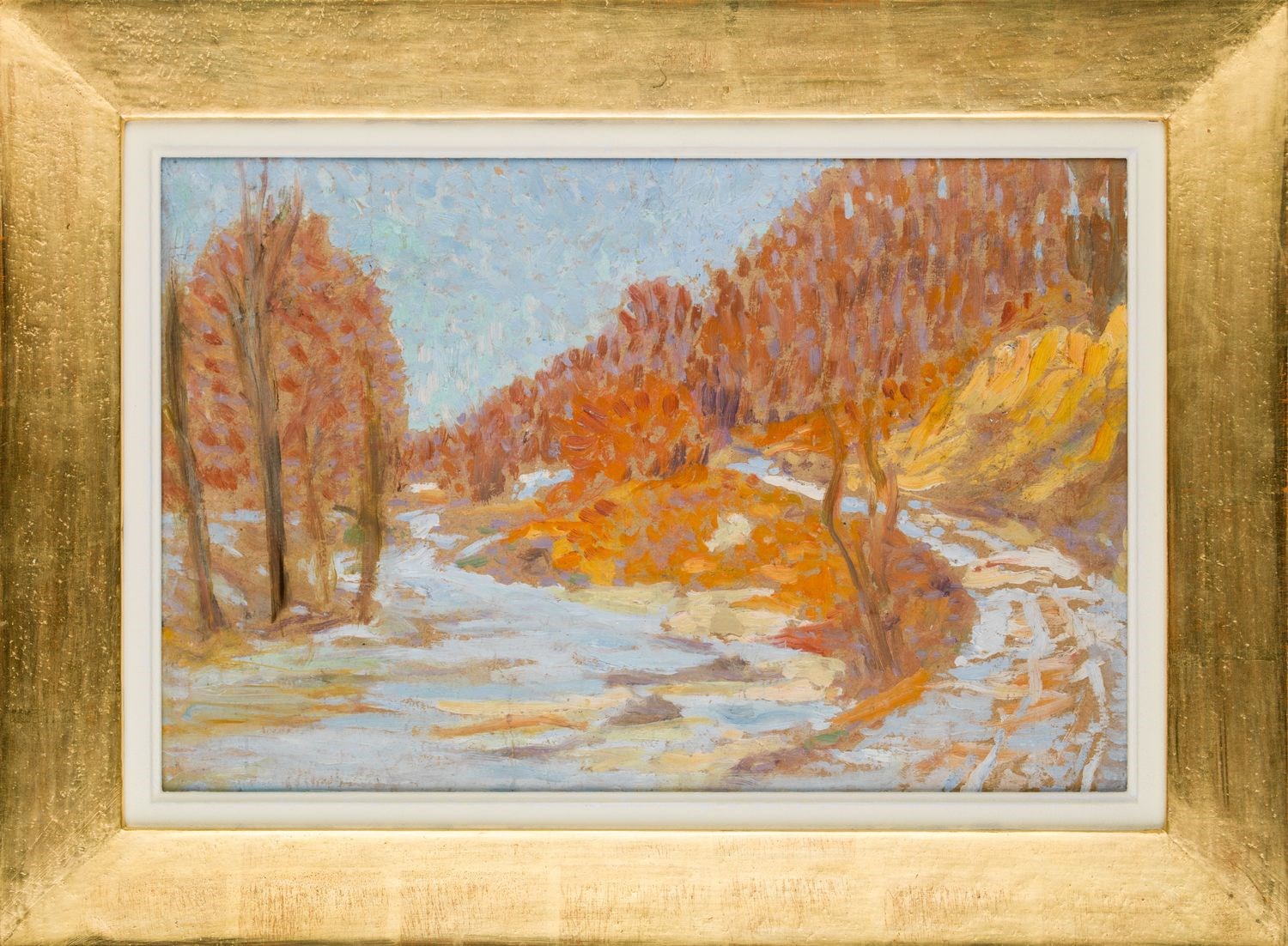 Rudolf Junk - WINTERY LANDSCAPE IN THE SUN | MasterArt