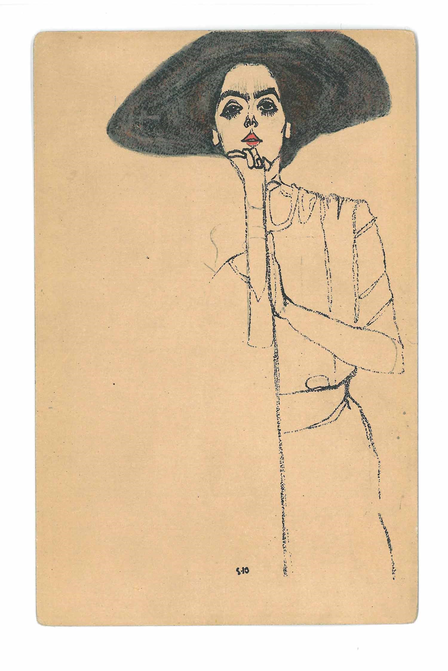 Three Original Postcards "Portraits" | MasterArt