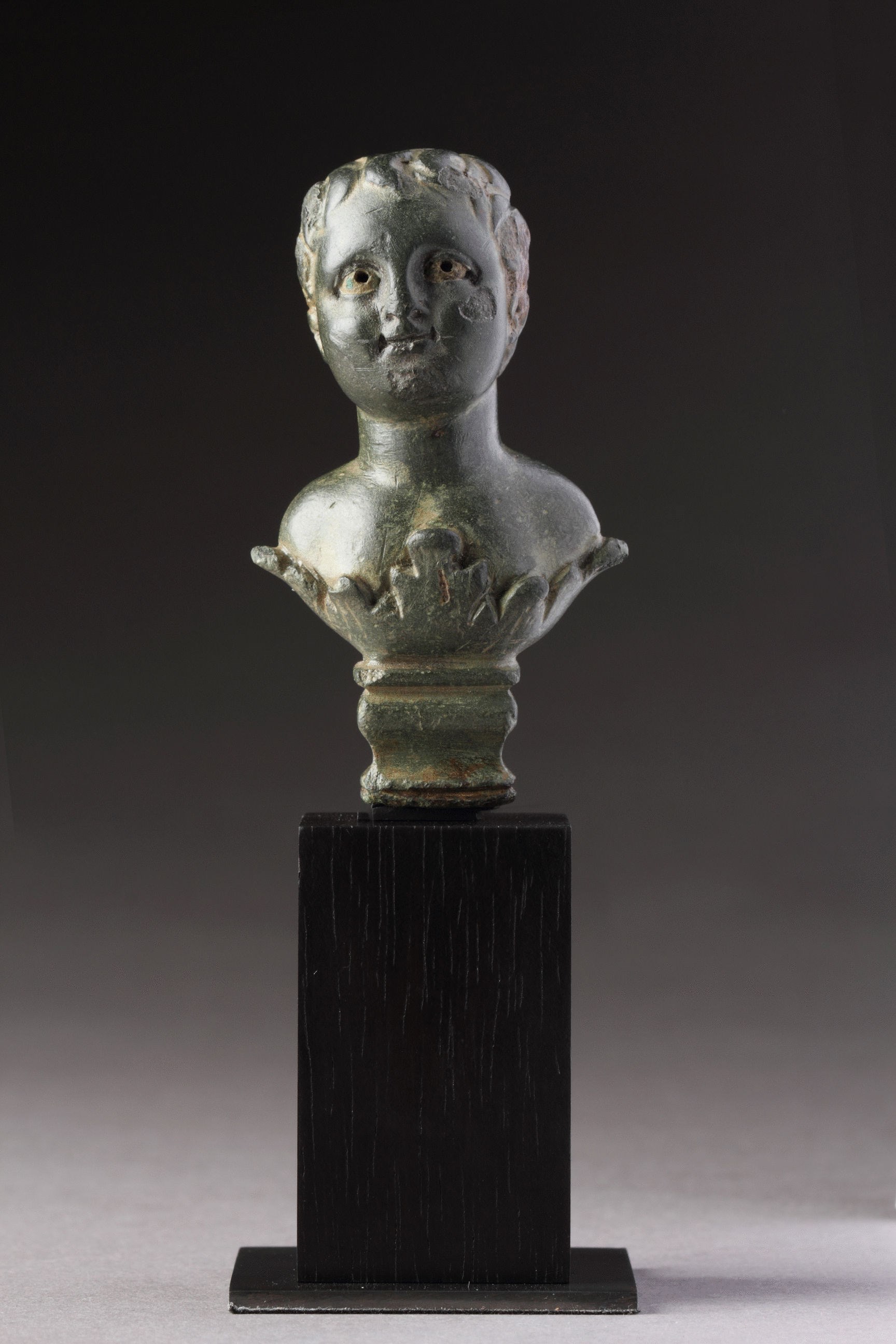 Ancient Roman Bronze Bust of the Young Eros or Cupid | MasterArt