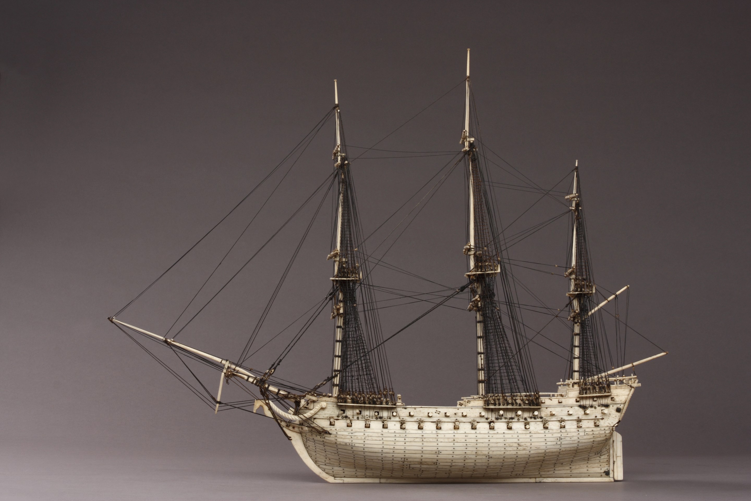 Napoleonic Prisoner of War Bone Model of a 78 Gun Ship | MasterArt