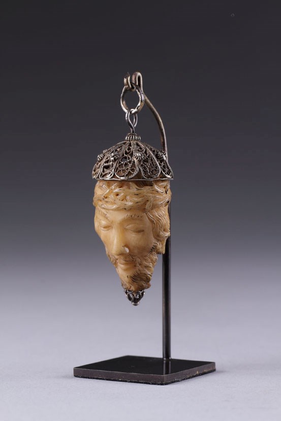 Spanish Memento Mori Janus Head Rosary Bead | MasterArt