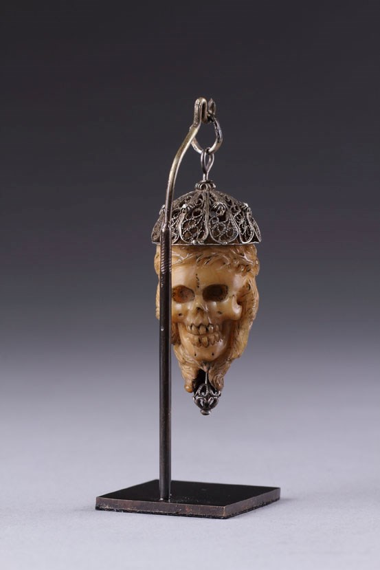 Spanish Memento Mori Janus Head Rosary Bead | MasterArt