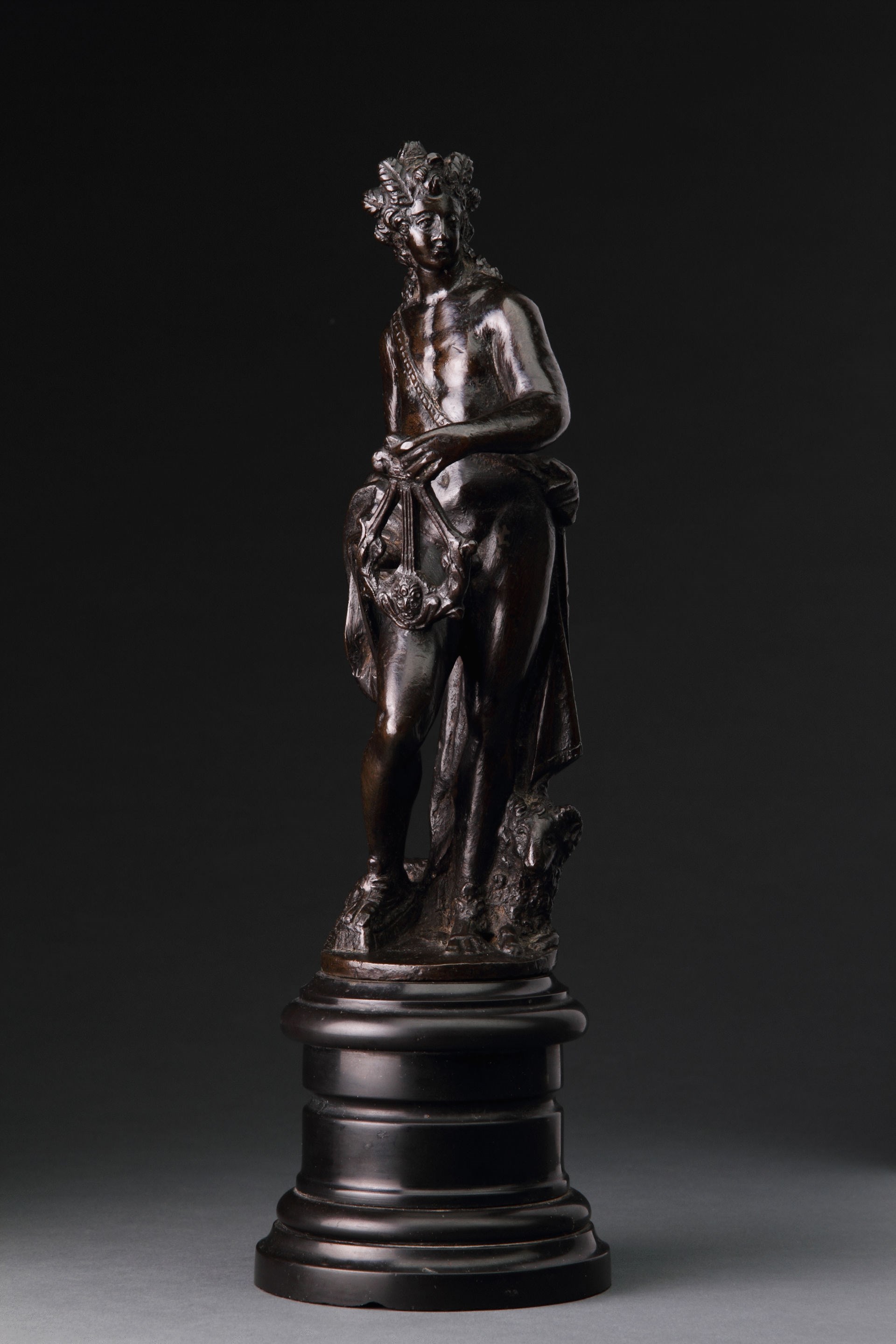 Venetian Renaissance Bronze of the God Apollo with his Lyre After ...