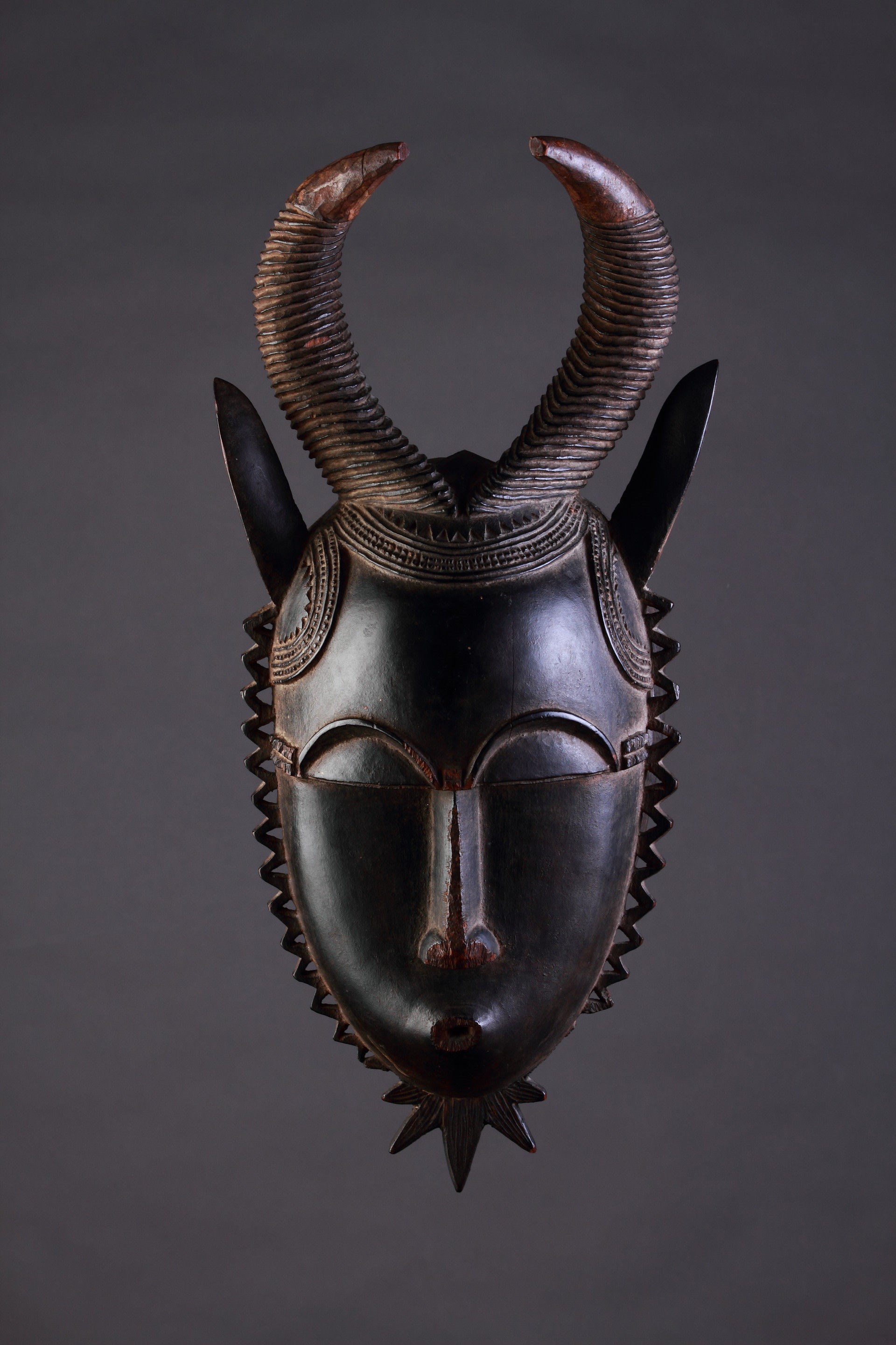 West African Central Ivory Coast Baule/Yaure Face Mask ‘Mblo’ | MasterArt