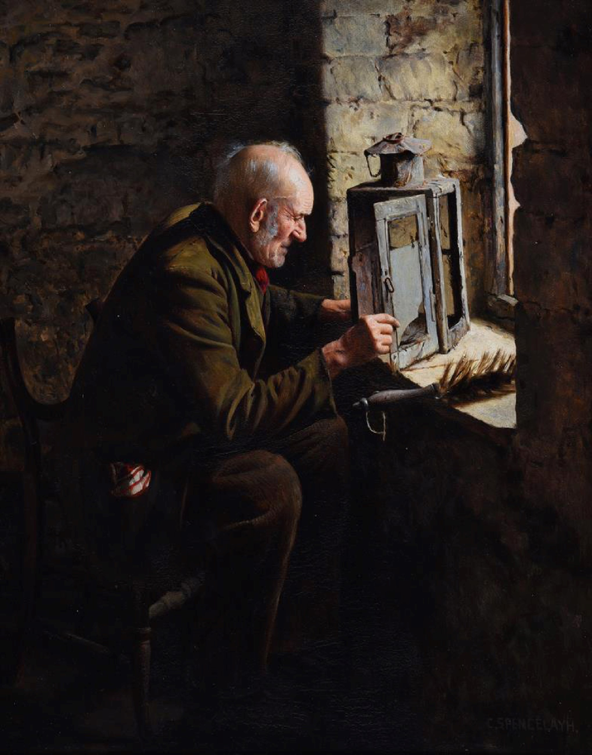 Charles Spencelayh - Ancient Lights | MasterArt