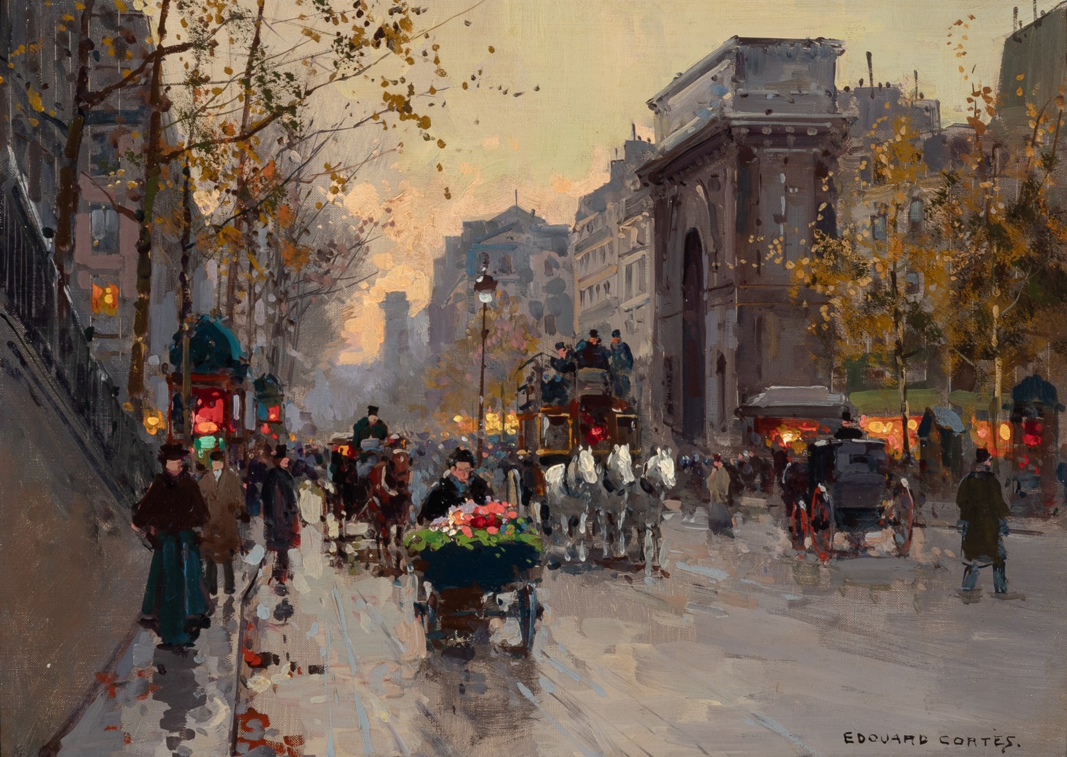 Edouard Léon Cortes - Porte Saint-Martin | MasterArt