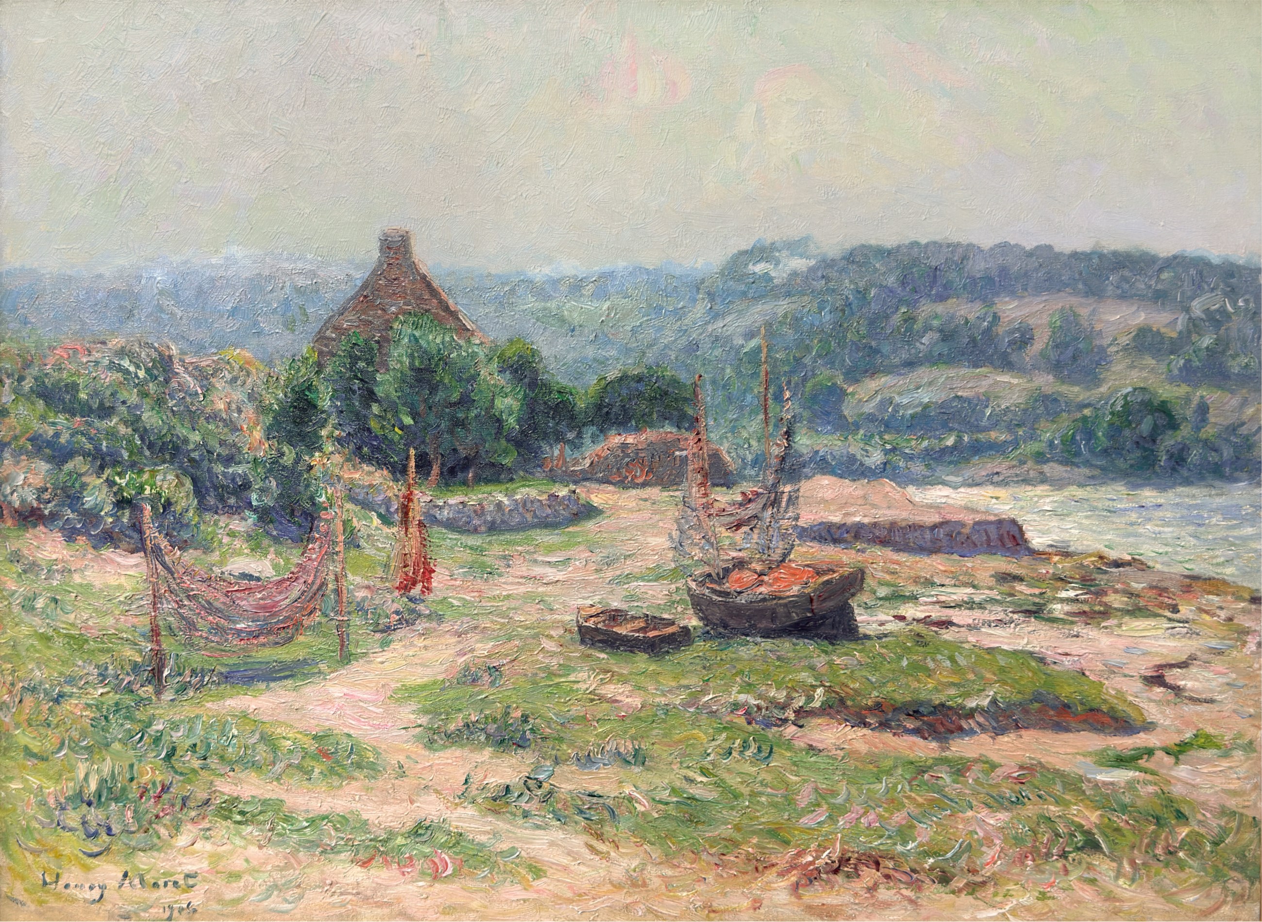 Henry Moret - Le Guilly, port de pêche | MasterArt