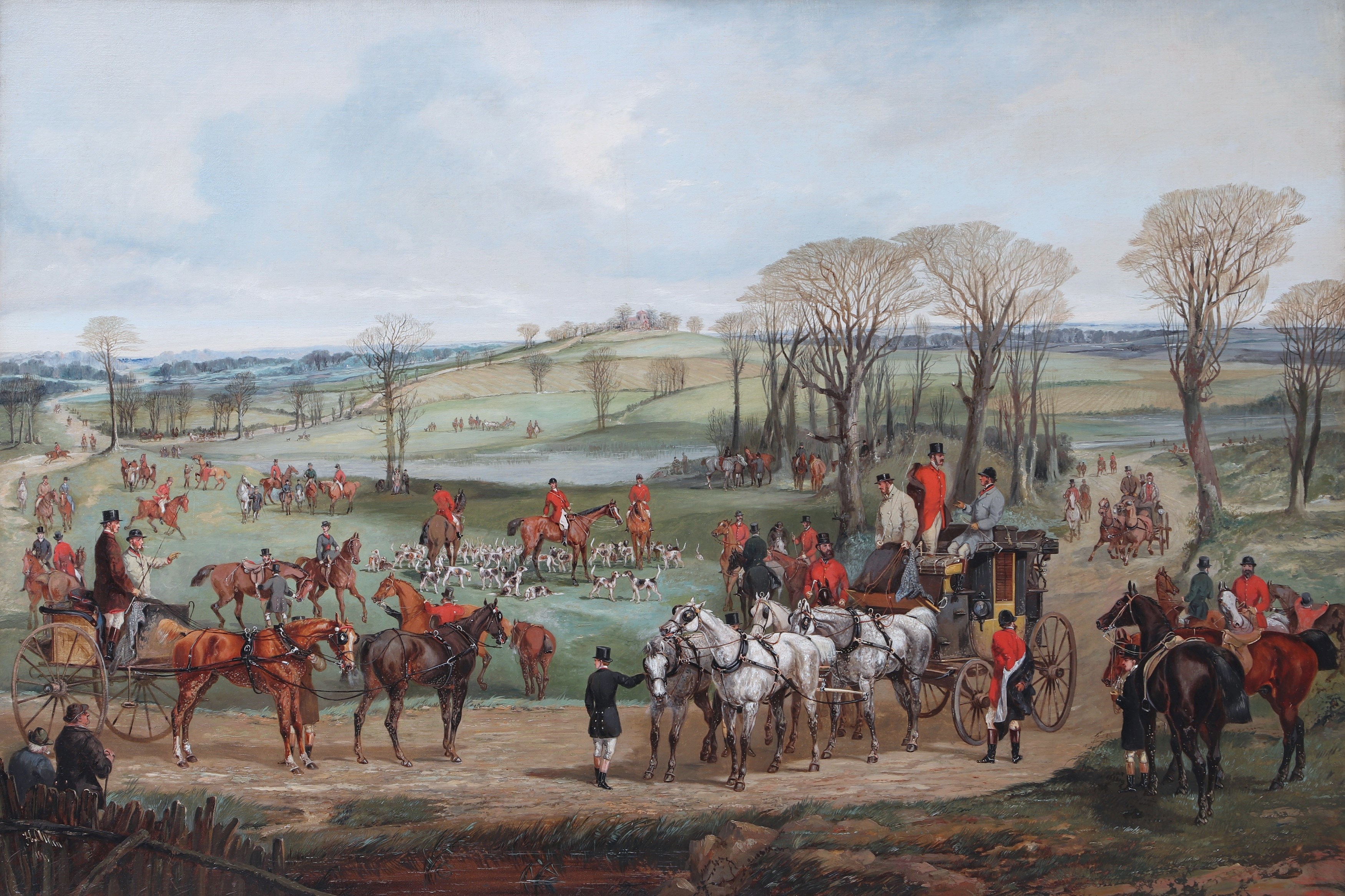 Samuel Henry Alken - The Essex Hunt, with St. Andrew’s Church ...