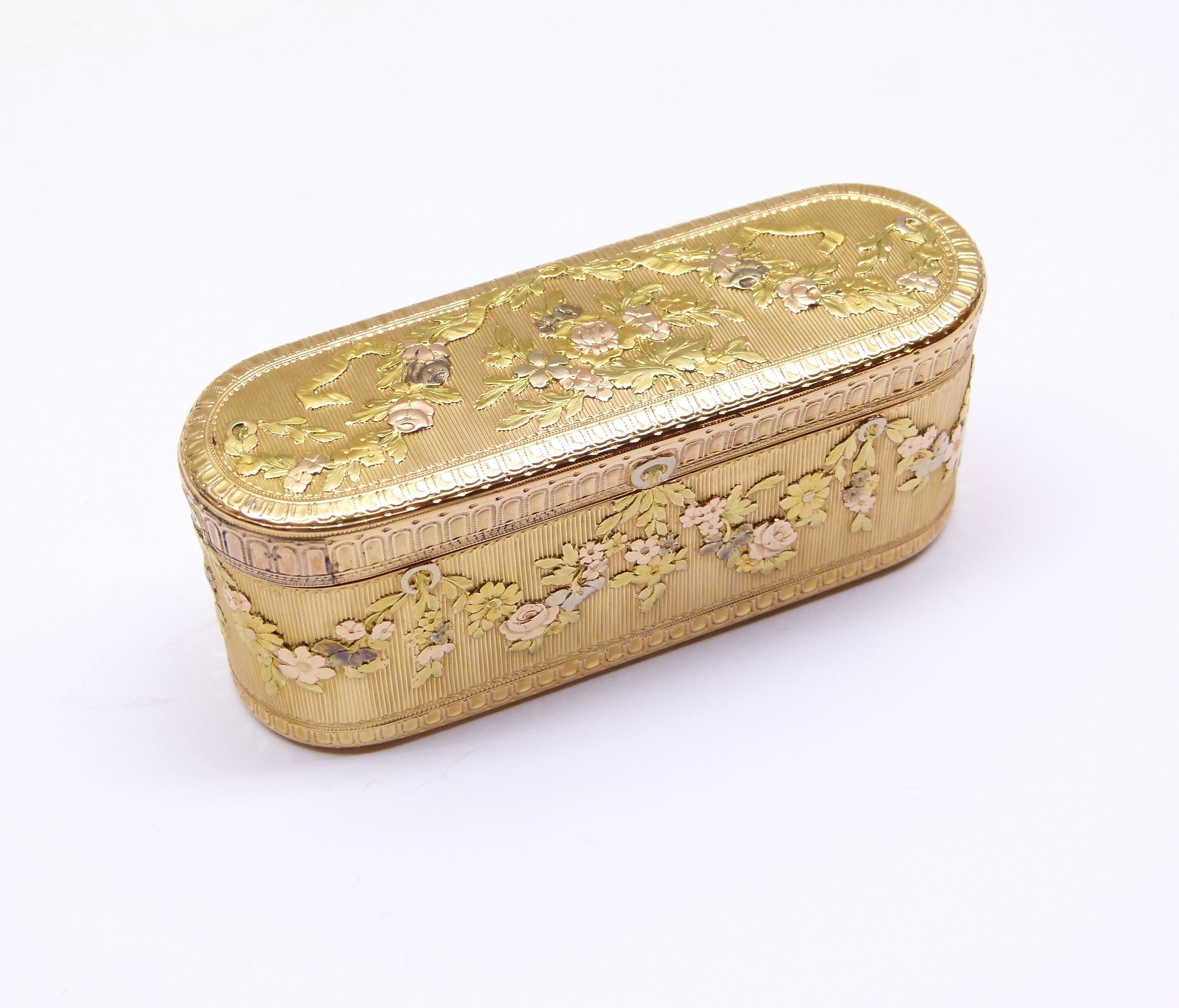Louis XV vari-coloured oblong gold box, Paris 1762, | MasterArt