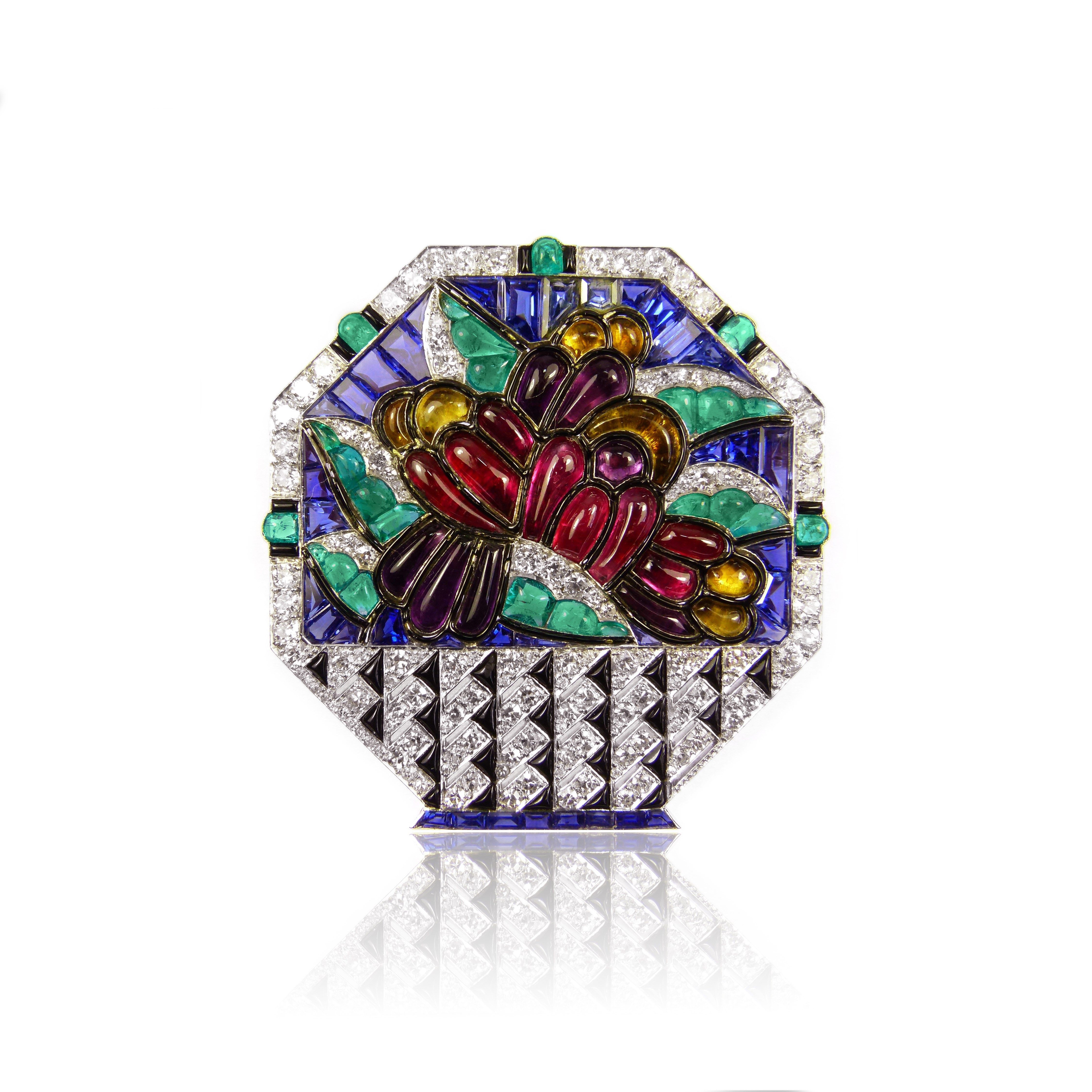 Antique large amethyst and diamond dress ring, c.1800, trap-cut ...