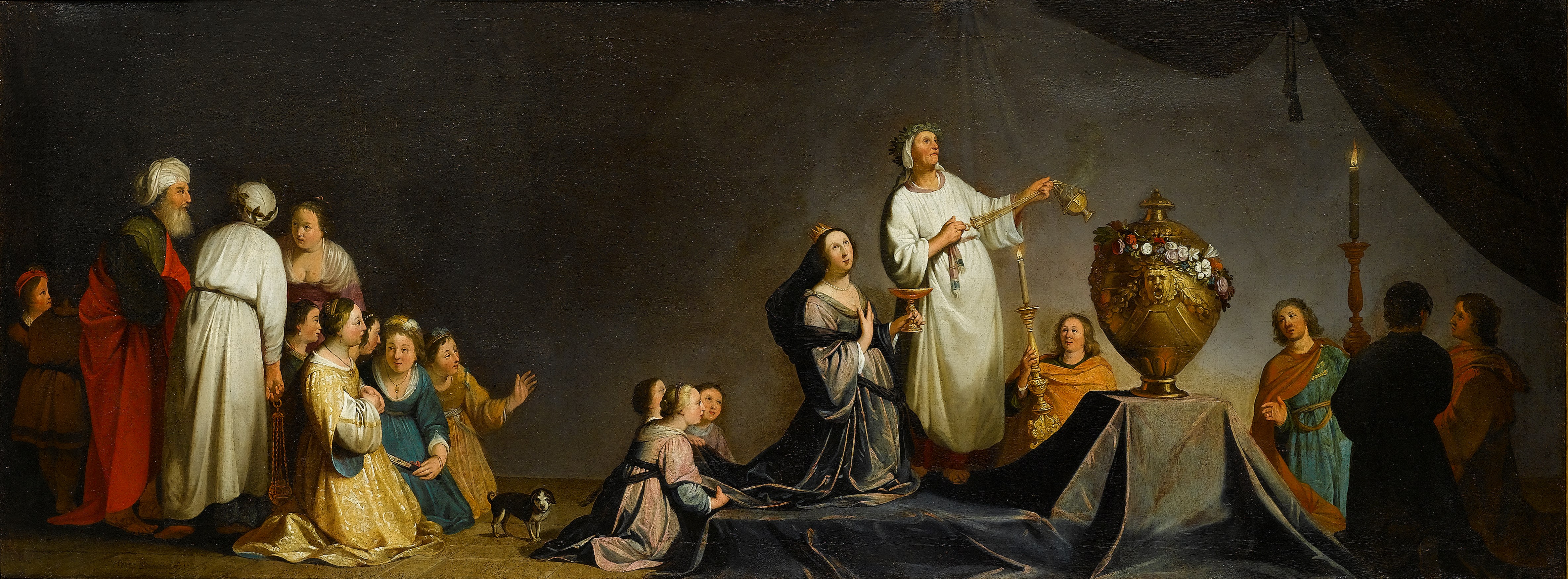 Hendrick Bloemaert - Artemisia in Mourning | MasterArt