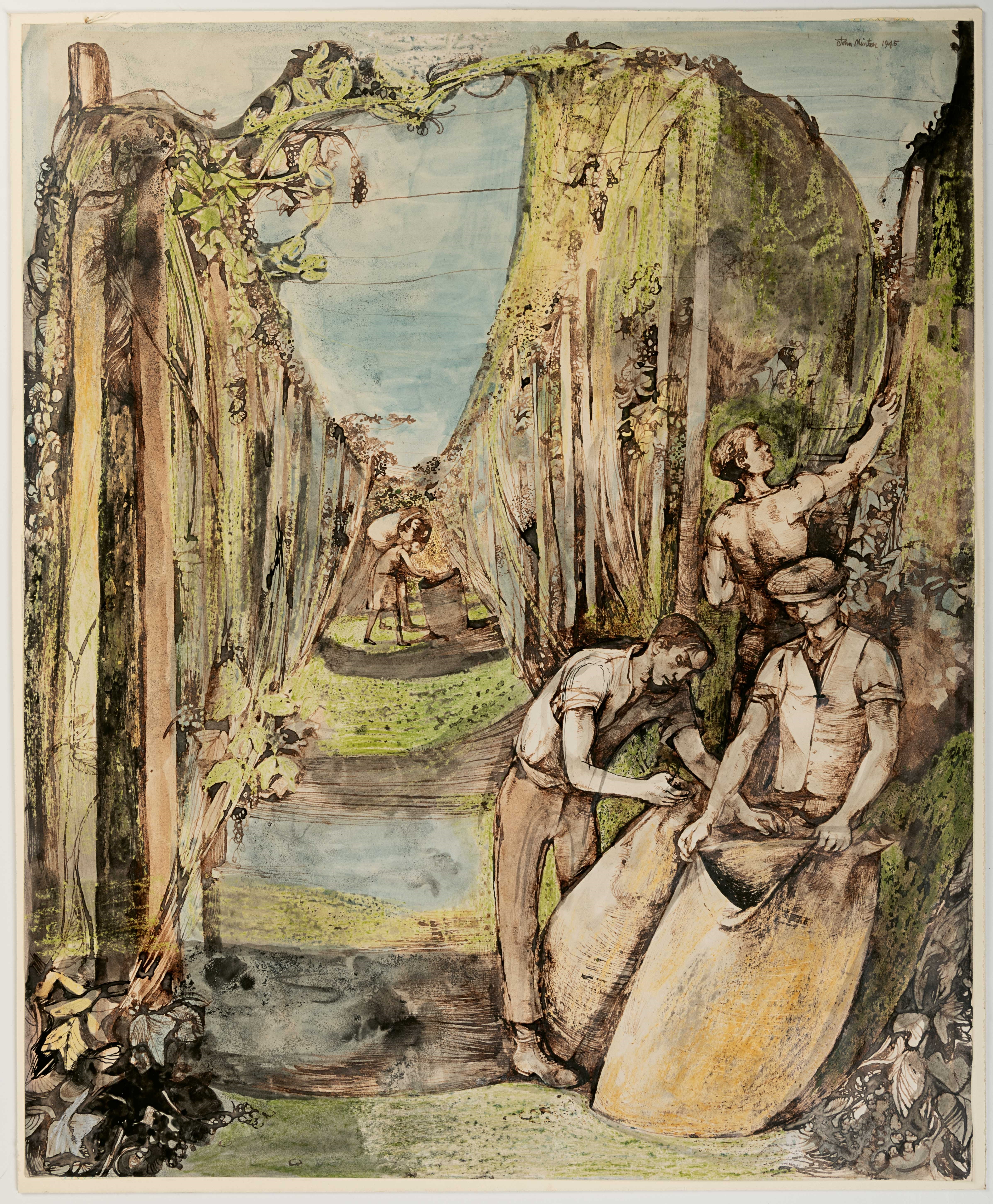 John MINTON - The Hop Pickers, Kent | MasterArt