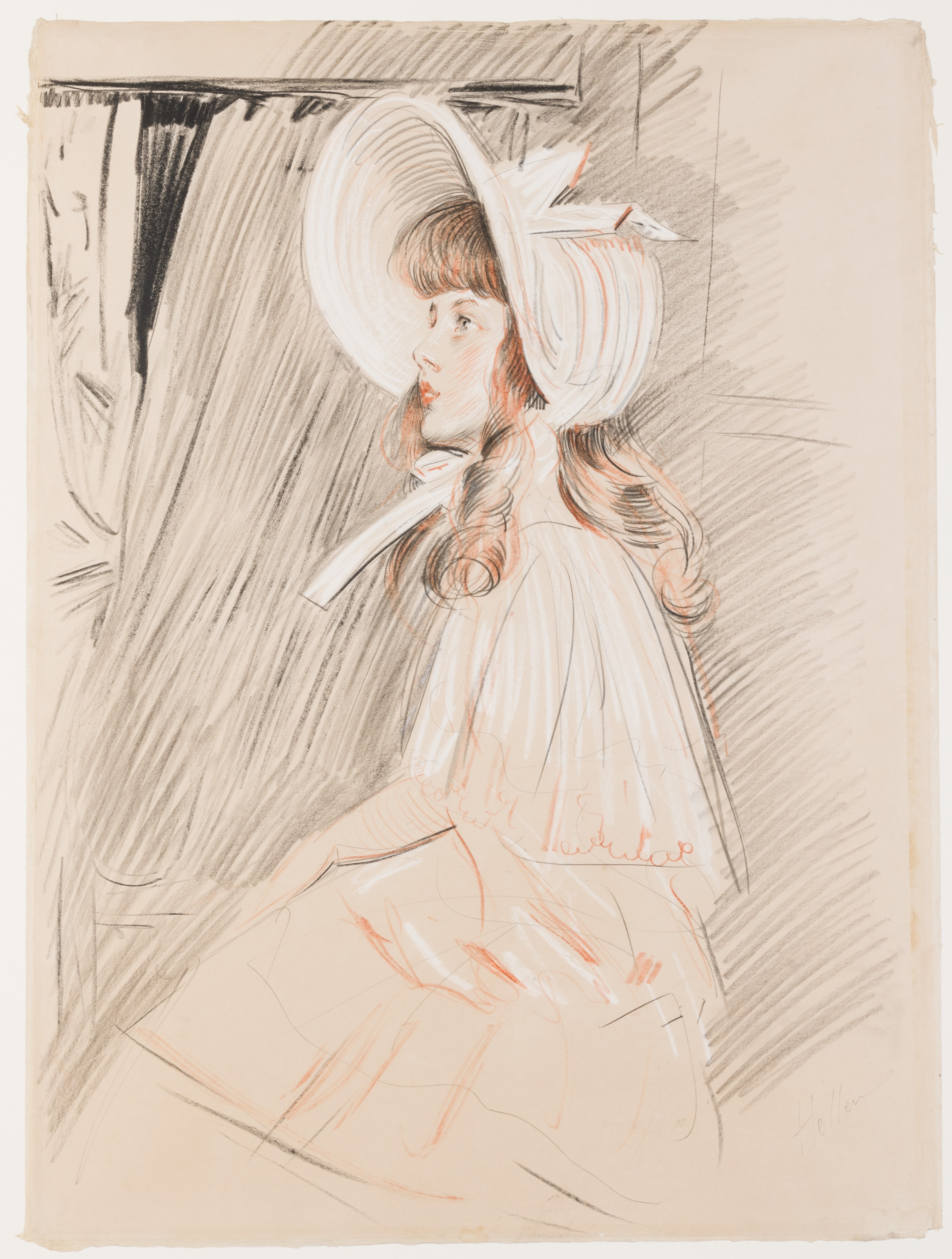 Adolph Von MENZEL - A Man Drinking | MasterArt