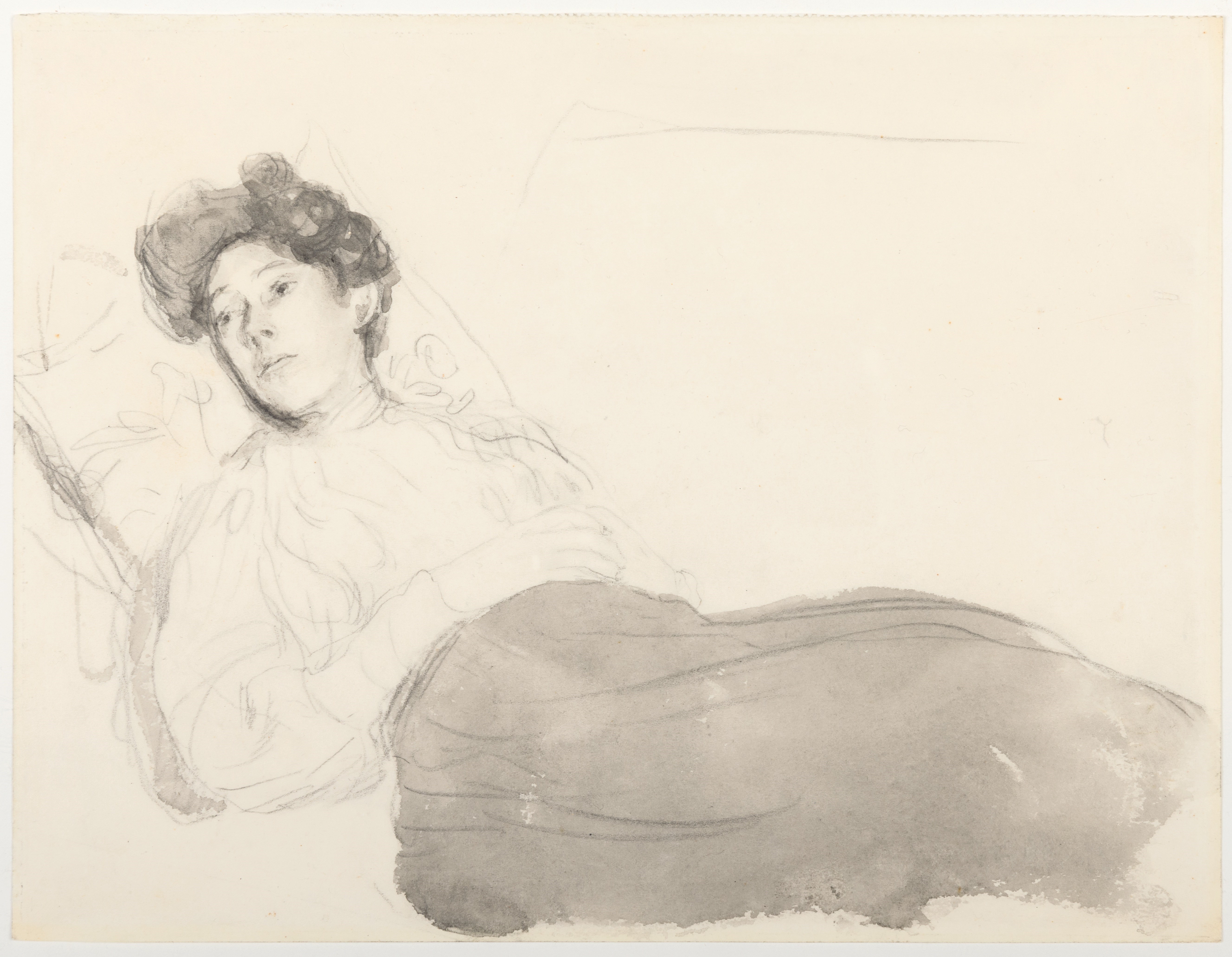 Gwen JOHN - Portrait of a Reclining Woman | MasterArt