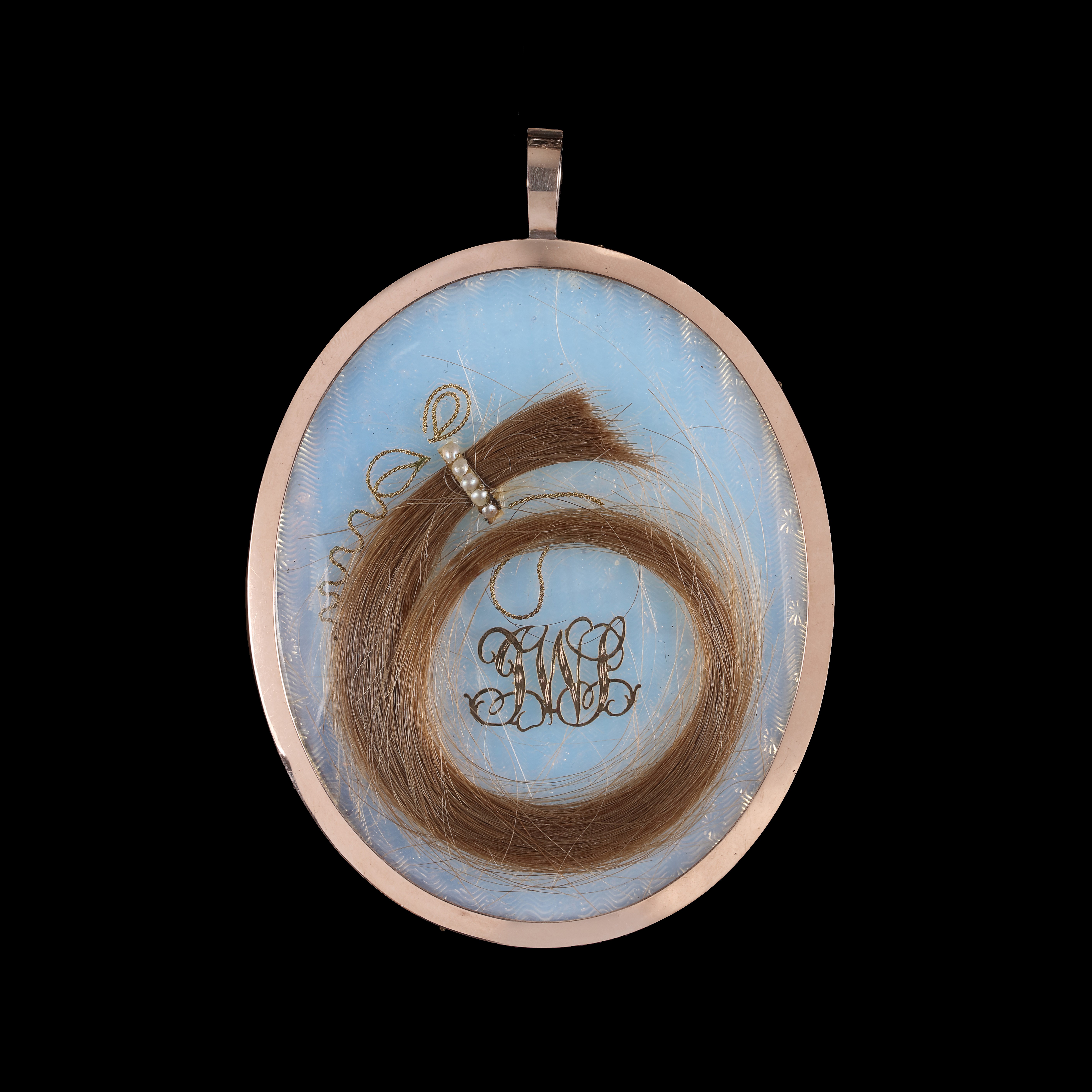 ARCHIBALD SKIRVING - Portrait miniature of an unknown Lady, wearing a ...