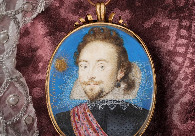 CHARLES SHIRREFF - Portrait of a gentleman wearing a steel grey coat ...