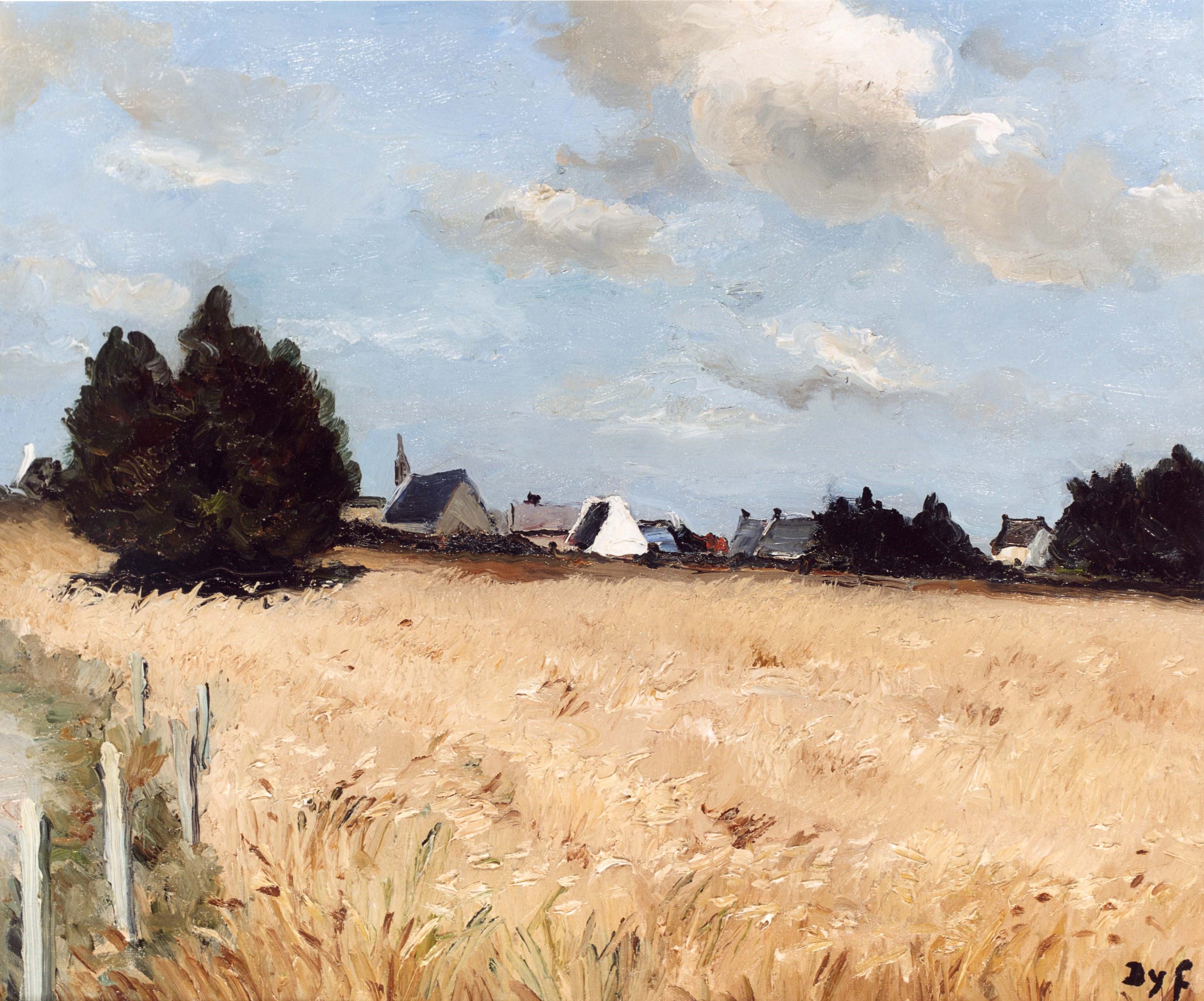 Marcel Dyf - Village of Kerjouano, France | MasterArt
